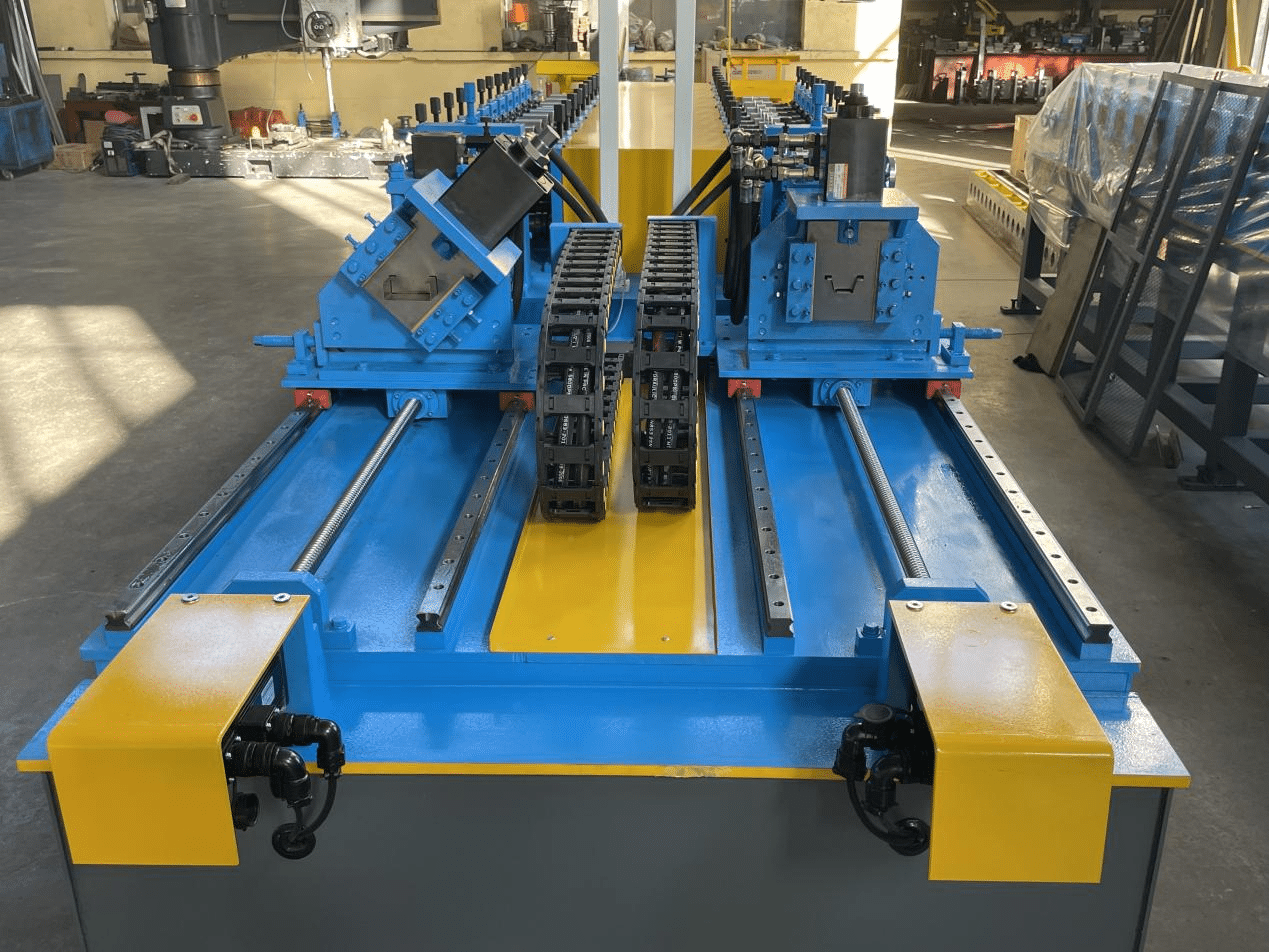 How to produce C stud metal steel and Hat profile on one roll forming ...