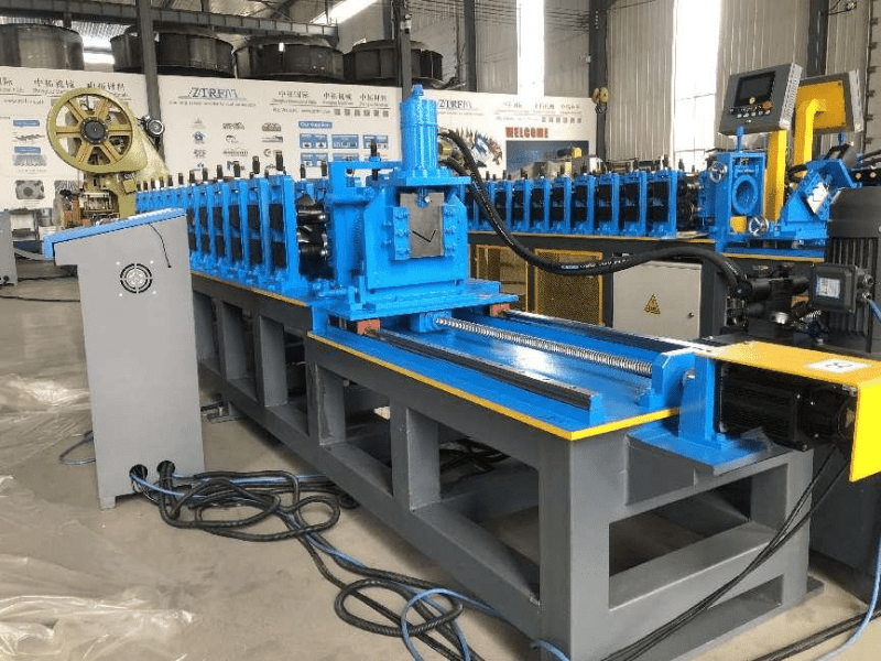 High Speed Automatic Slotted Deflection Track Rolling Forming Machine ...